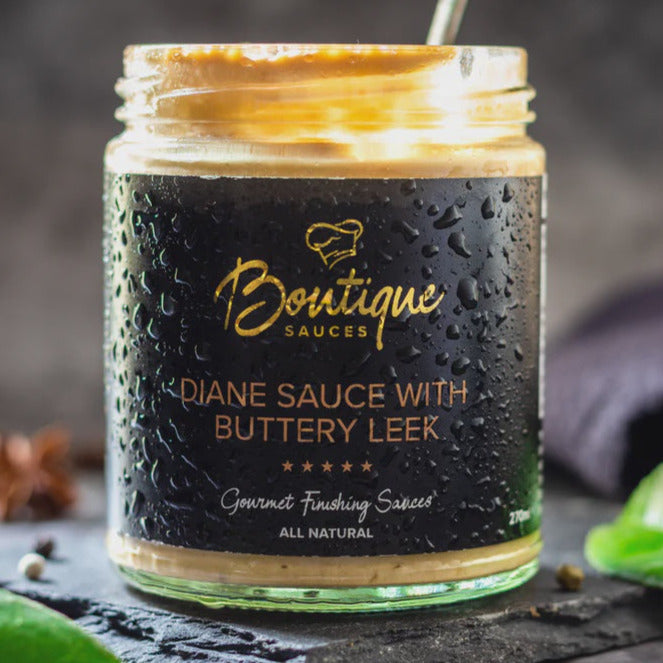 Boutique Sauces Diane Sauce with Buttery Leek - 270ml – Cook & Co